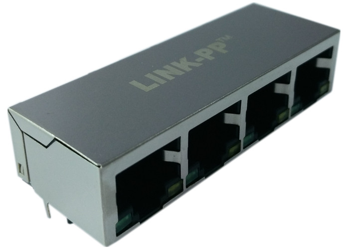 gigabit de connecteur du Multi-port RJ45 AR14-3637I 1X4 RJ45, AUCUNE ...