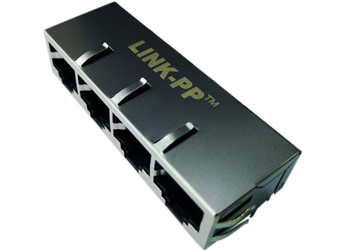 connecteur HFJ14-E1G11ERL du port 1000Base-T RJ45 de quadruple de l ...